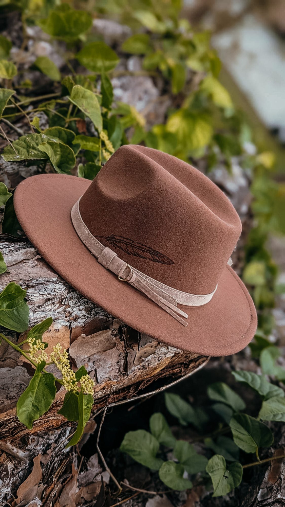 Boho Hat - Feathery - Statement Peace